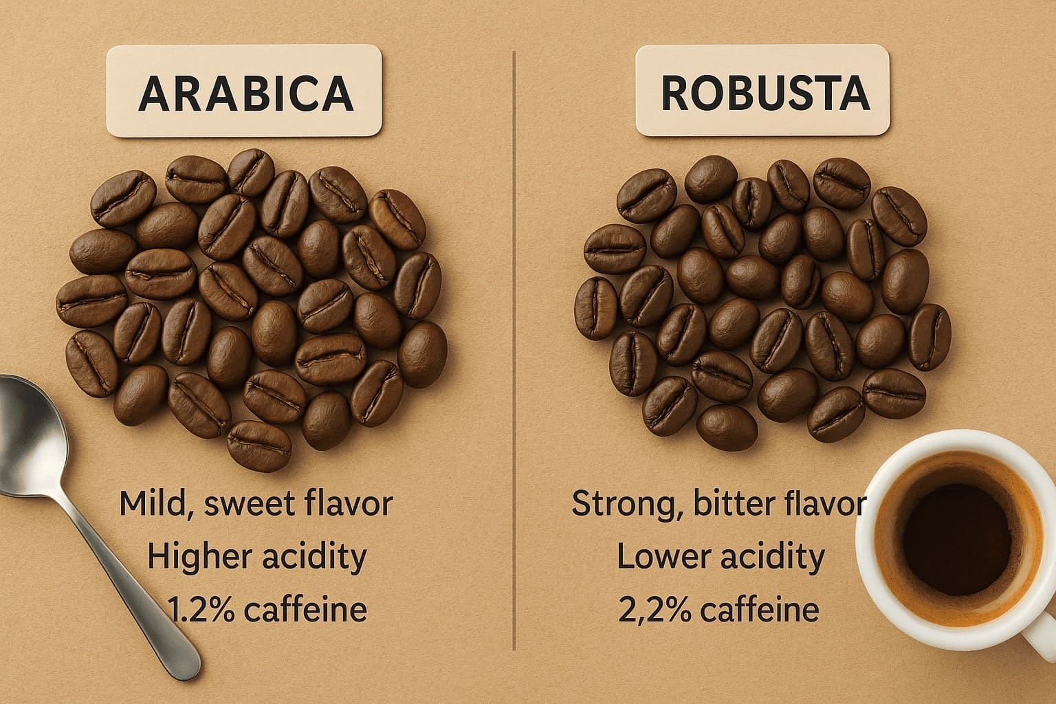 Arabica vs Robusta Coffee: 10 Differences in Taste and Growing ...